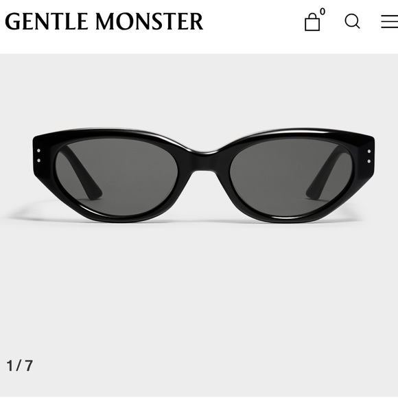 GENTLE MONSTER | Accessories | Gentle Monster Rococo Sunglasses Black ...